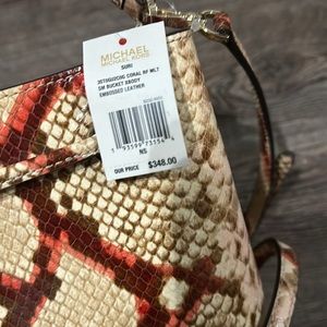 MICHAEL Michael Kors | Bags | Michael Kors Snake Skin Bucket Bag | Poshmark
